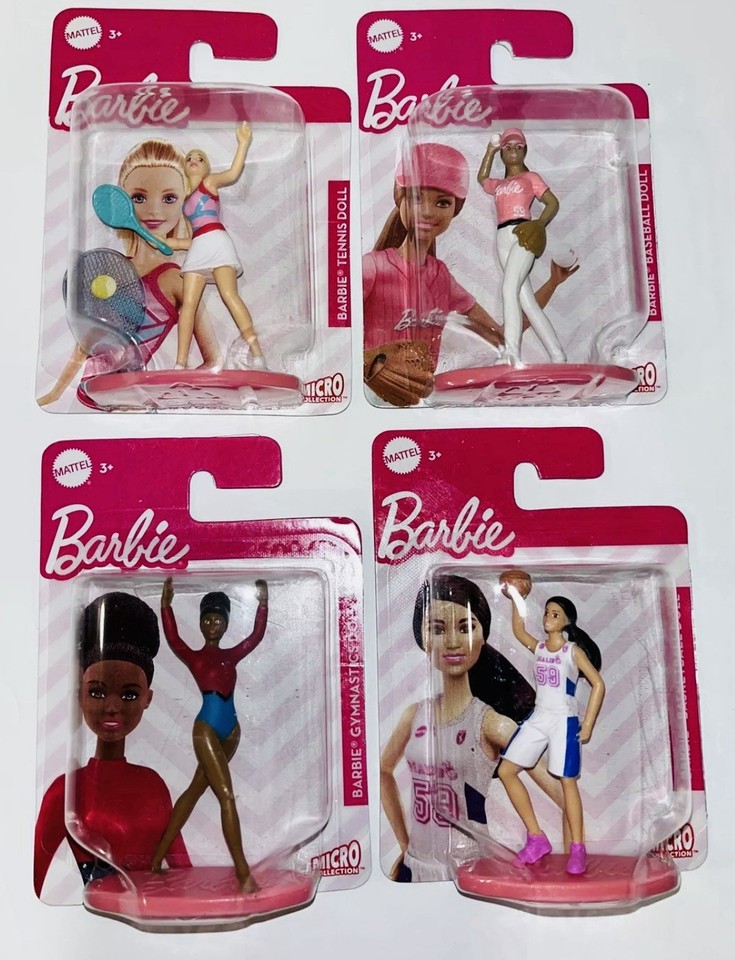 2021 Mattel BARBIE Micro Collection 3" New In Box Set Of 4 | eBay