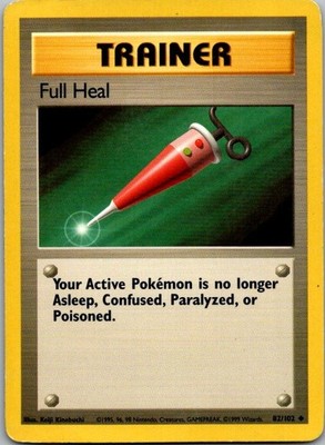 Base Set #082/102 Full Heal Pokemon Moderately Played | eBay