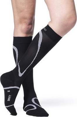 Sigvaris Motion High Tech Knee-High Socks, Long, Black, 20-30mmHg (Size ...