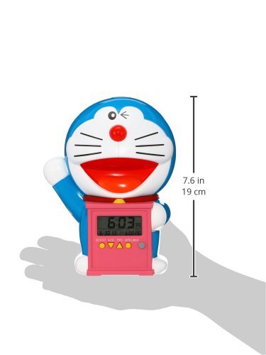 Seiko Clock Character Alarm Clock Doraemon Chattering Alarm JF374A NEW ...