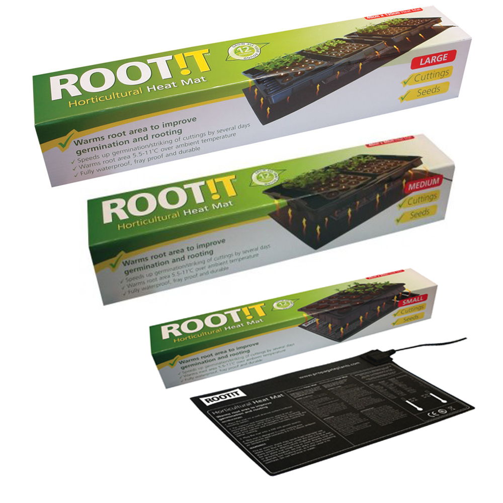 Root It Hydroponic Propagation Heat Mats Small Medium & Large seedlings ...