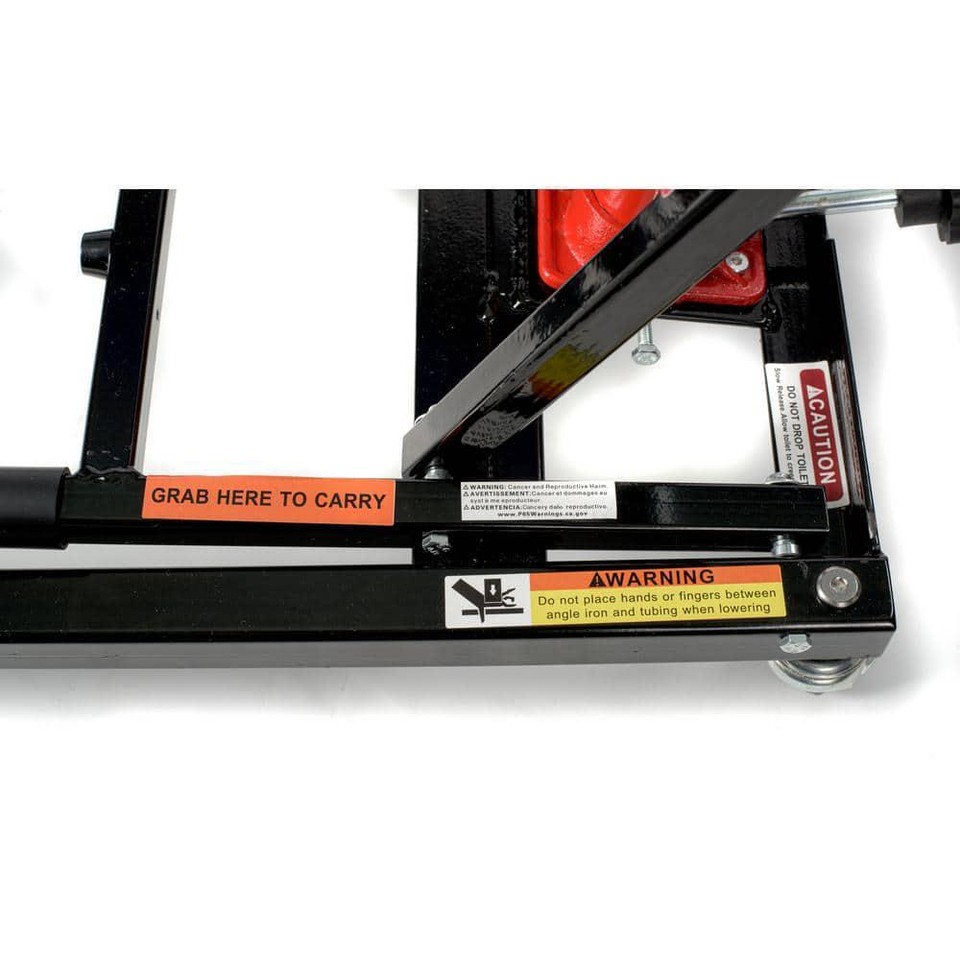 Toilet Master Jack Kit Heavy-Duty Steel for Easily Lift, Move, Install ...