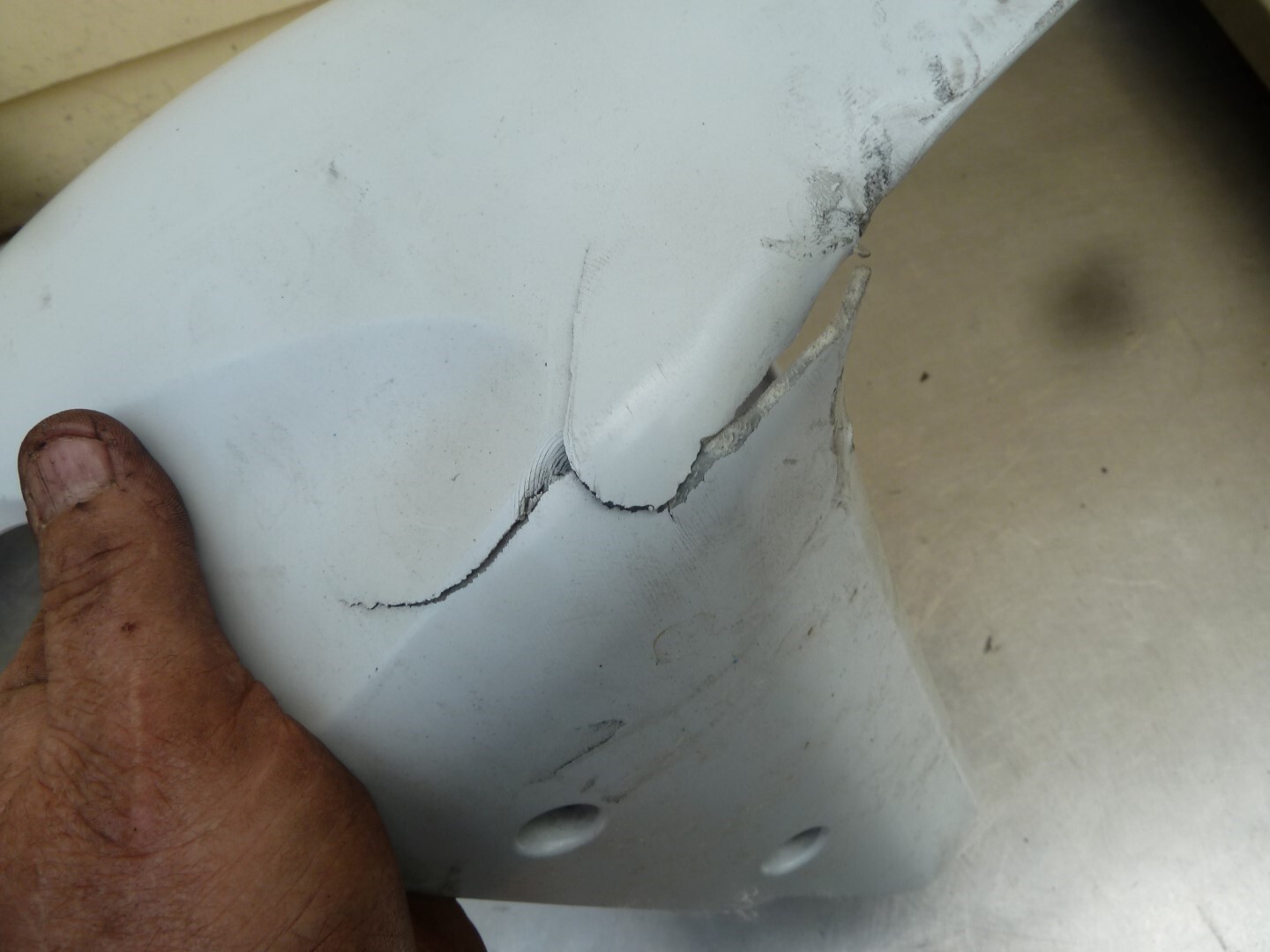 Front fender DAMAGED Supersport 17-19 939 Ducati #F8 | eBay