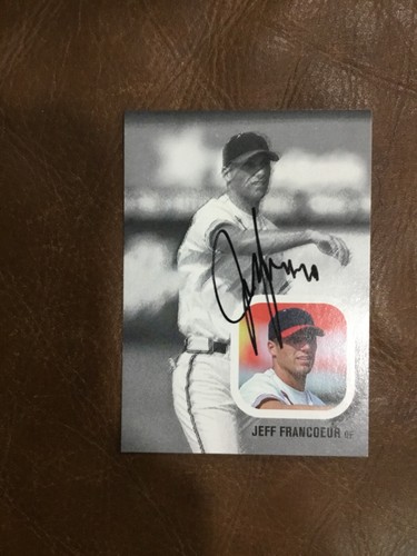 2002 Just Minors Just Rookies Jeff Francoeur #07 Rookie RC IP ...