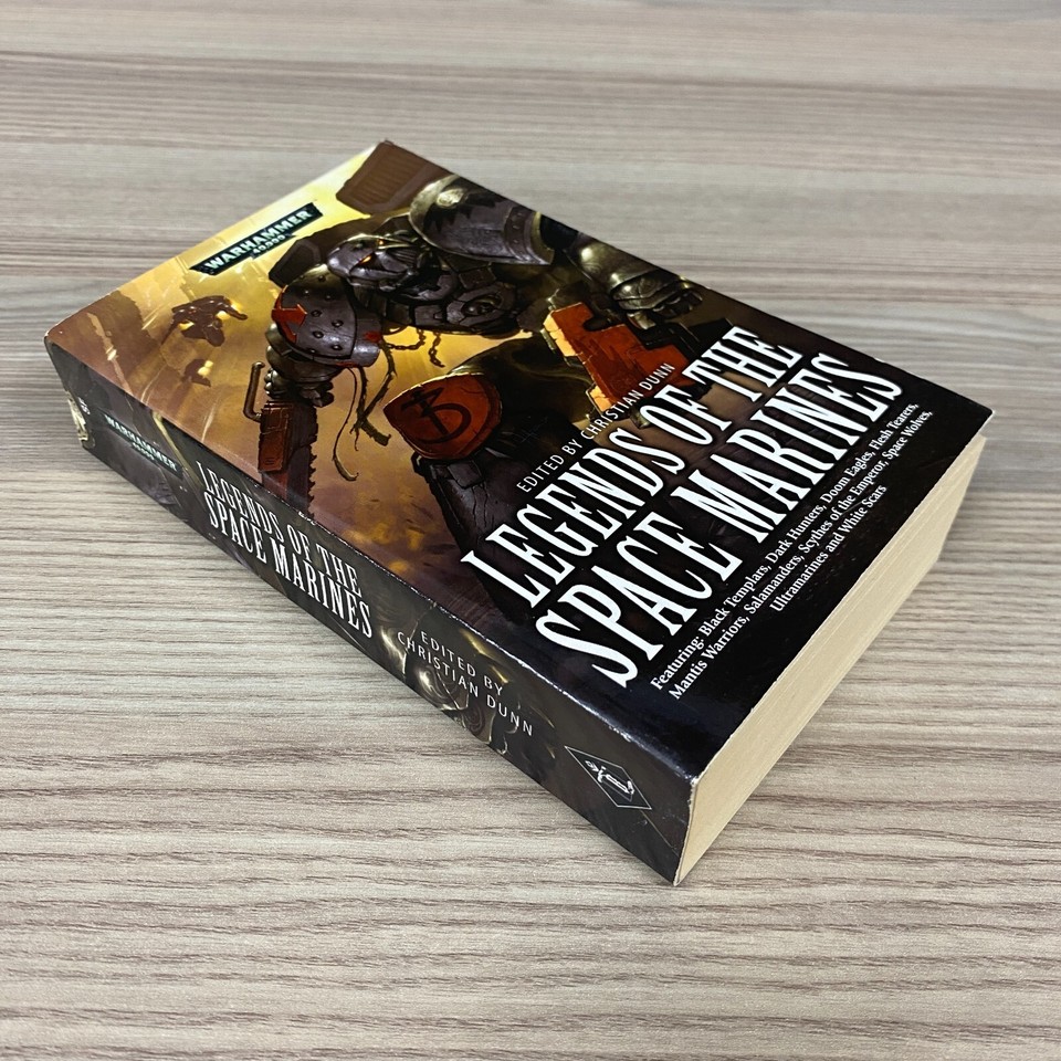 LEGENDS OF THE SPACE MARINES PAPERBACK NOVEL 2010 WARHAMMER 40,000 BOOK ...