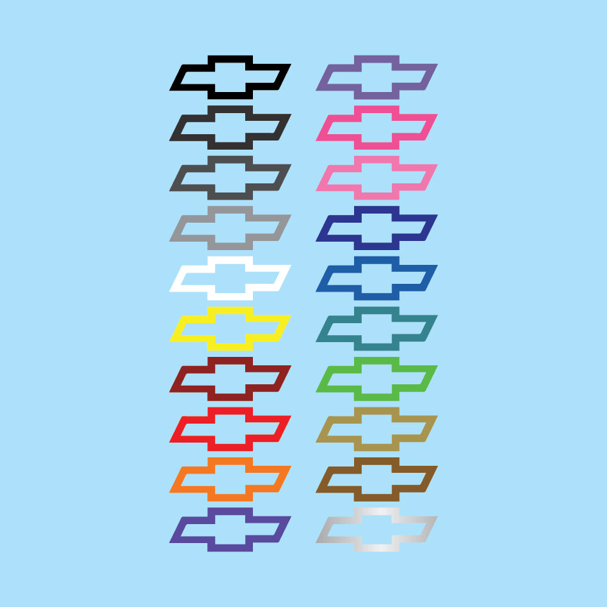 Chevy Bowtie Logo Outline