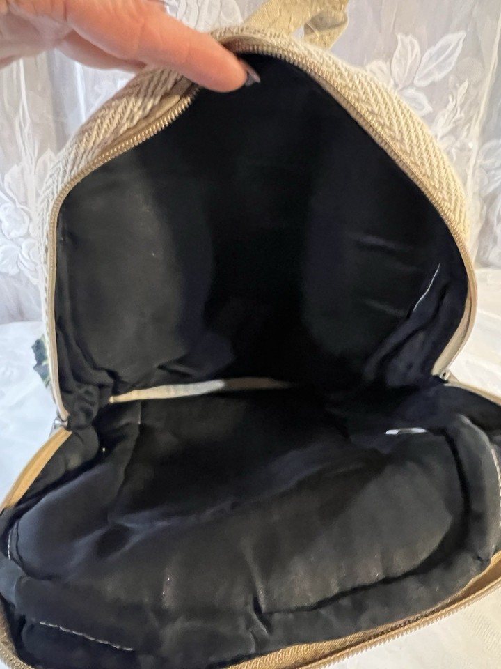 Rhea Small Hemp Backpack Handmade In Nepal New With Tags | eBay