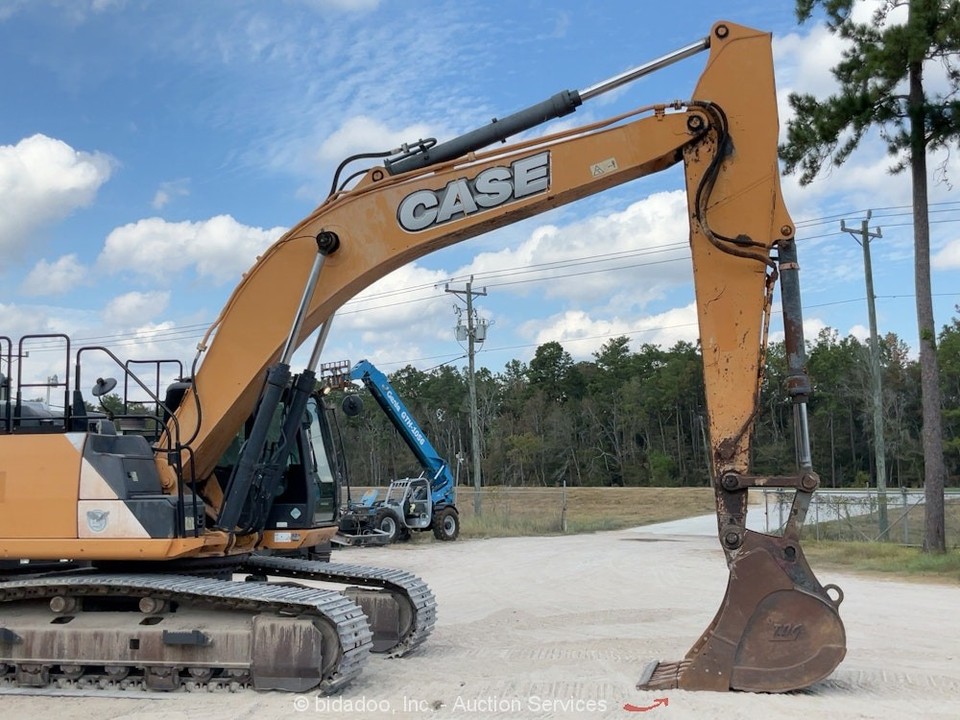 2017 Case CX350D Excavator Crawler Trackhoe Cab A/C Aux Hyd Bucket ...