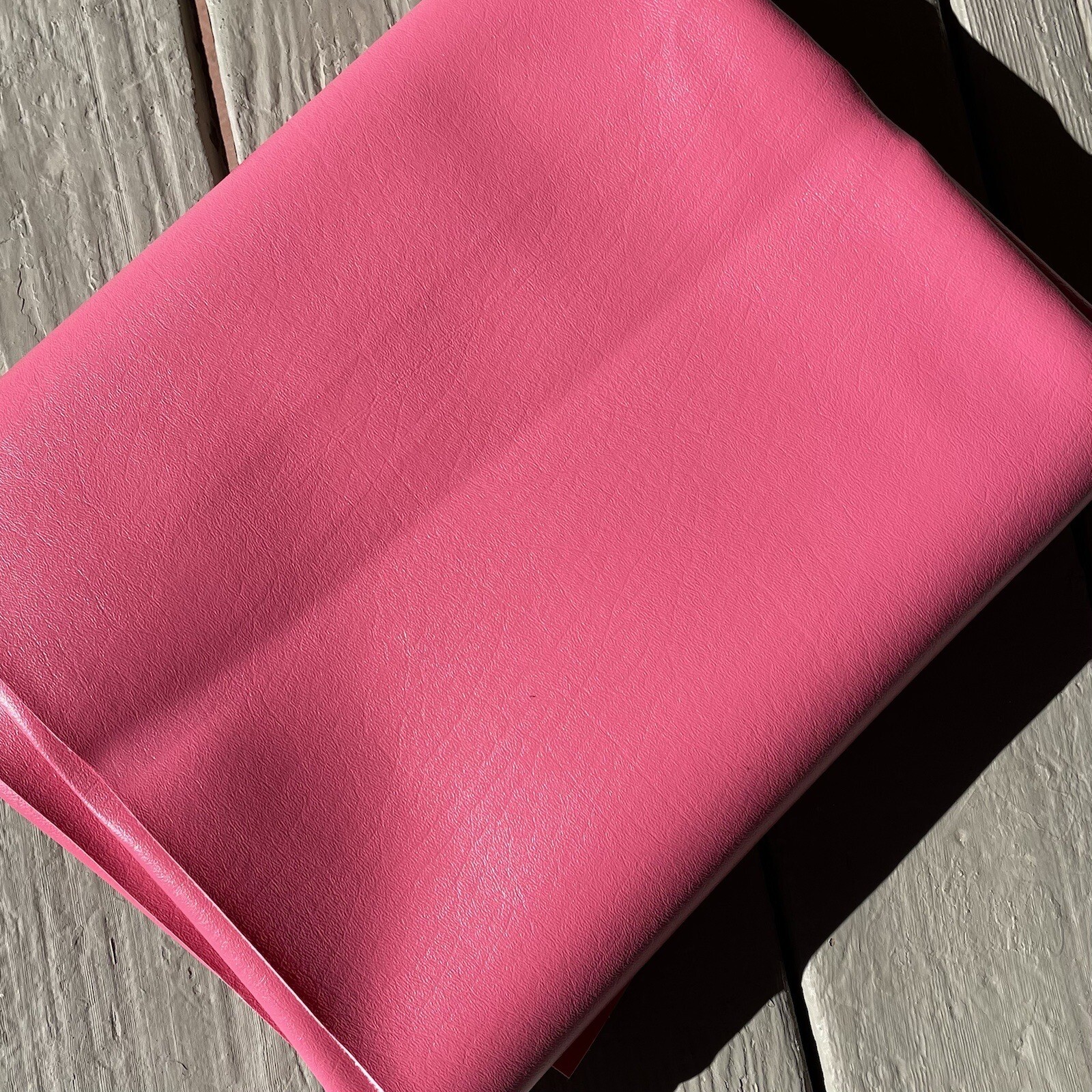 Vtg Spradling Upholstery Vinyl Pink Fabric 54x55” Marine Faux Leather ...