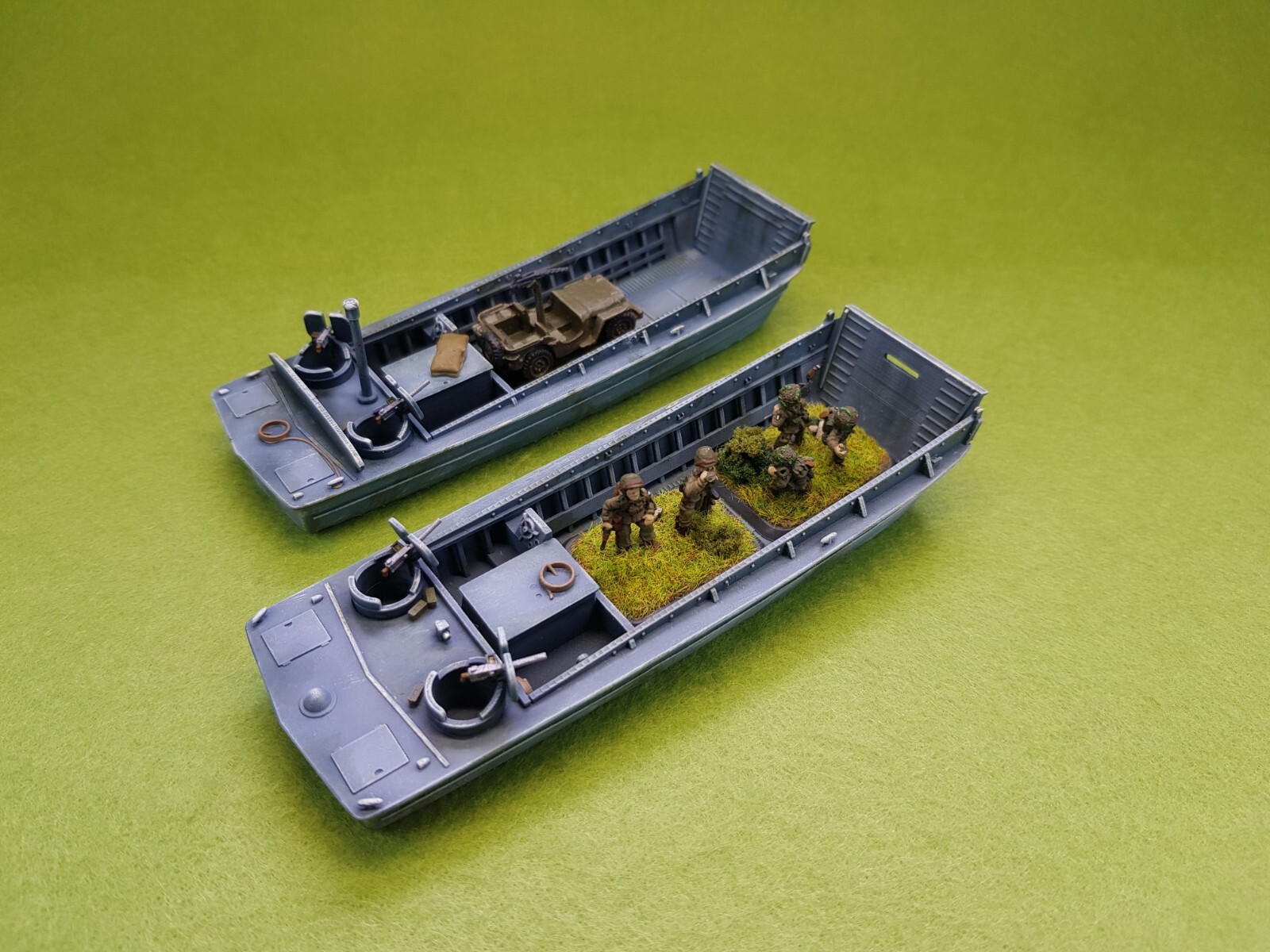 15mm Flames of War 2 Pack LCVP Higgins Boat Landing Craft for WW2 ...