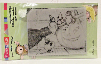 House Mouse stamp THREE WITCHES Retired NEW Halloween Bewitching ...