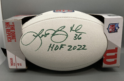 Packers LEROY BUTLER Signed Wilson Replica WHITE Football w/ HOF 22 ...