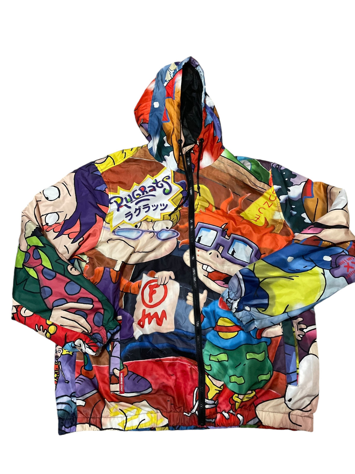 Rugrats Nickelodeon Members Only Jacket Men's Size L … - Gem