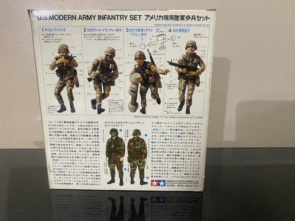 Tamiya 1/35 US Modern Army Infantry Military Mini Model Kit | eBay