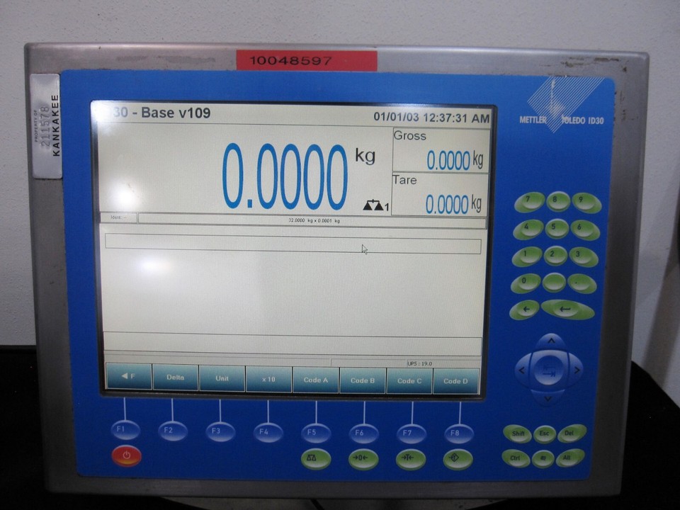 METTLER TOLEDO SCALE: TBRICK 32 (KA32S) ID30-HMI-BOX-3, ID30-ELOBOX and ...