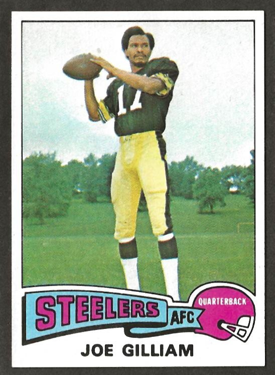 1975 Topps #182 JOE GILLIAM Pittsburgh Steelers ROOKIE - MINT or Better ...
