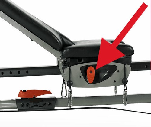 ONE USED Leg Press Seat Locking Pin Handle on Bowflex Revolution | eBay