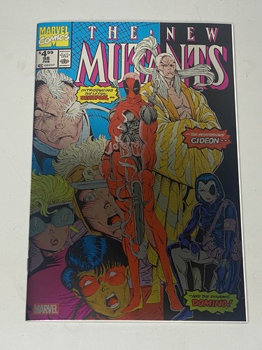 THE NEW MUTANTS #98 ROB LIEFELD Foil Variant 2024 FACSIMILE Deadpool ...