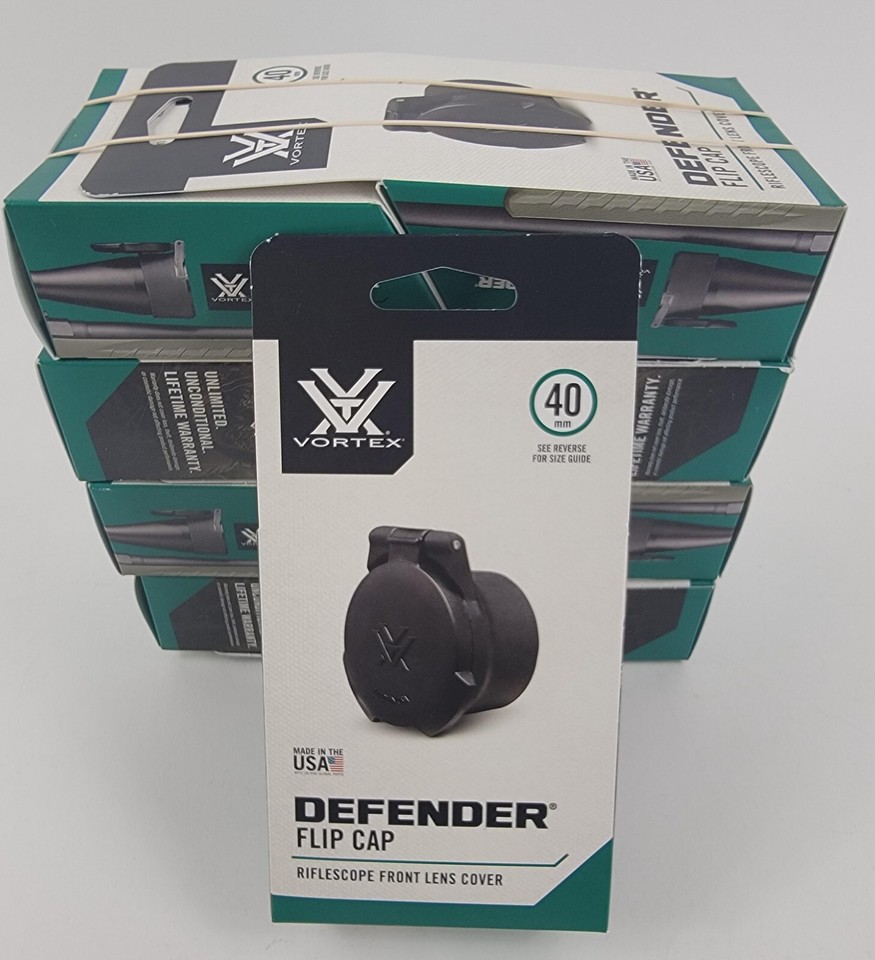Vortex Optics DEFENDER® FLIP CAP Front Lens Cover OBJECTIVE 0-40 SKU 40mm | eBay