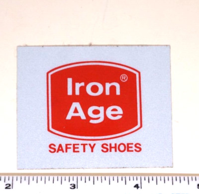Coal Mining Sticker Iron Age Safety Shoes | eBay