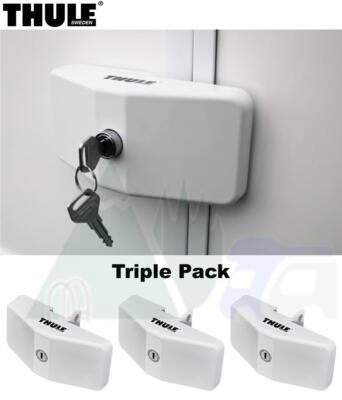 THULE SECURITY LEFT/RIGHT 3X SLIDING FRAMED DOOR LOCK 308889 MOTORHOME ...