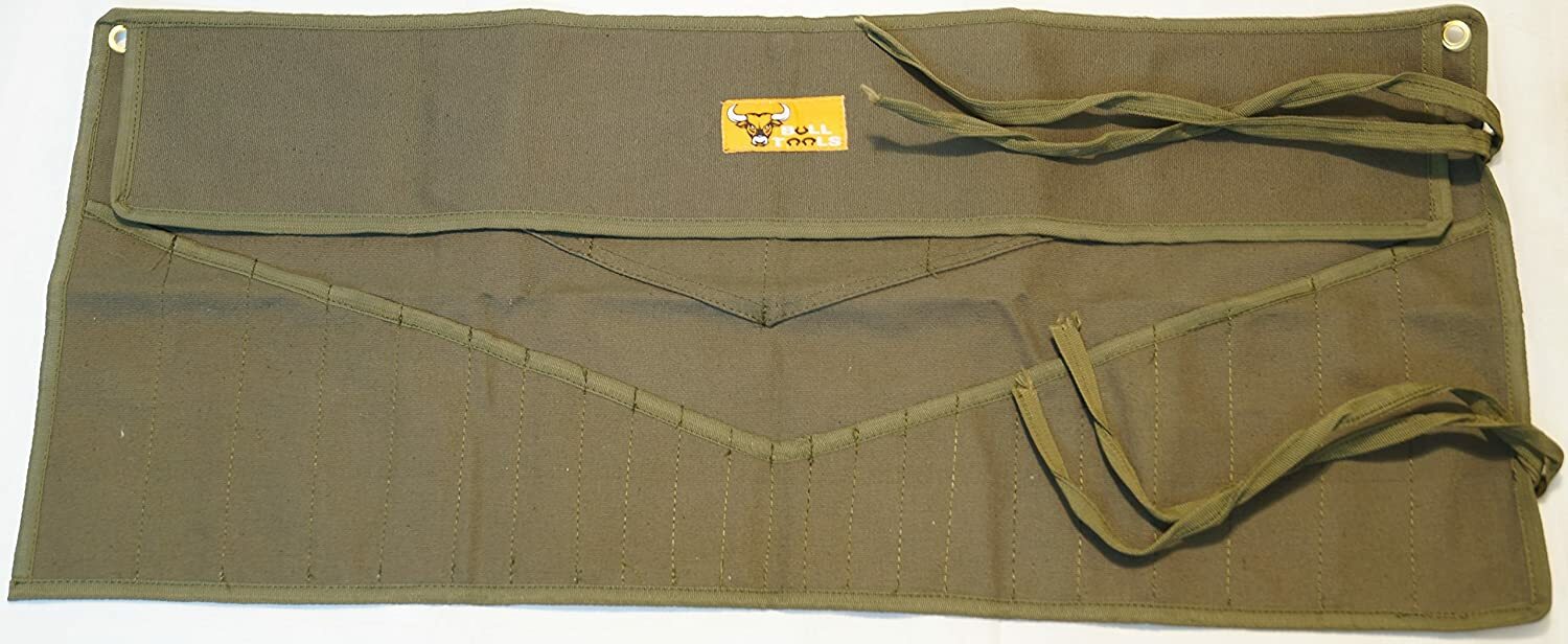 Roll Tool Pouch Wrench Hand Bag Slot Organizer Holder Canvas Pouch 26 ...
