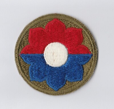 WWII - 9th INFANTRY DIVISION (Original patch) | eBay
