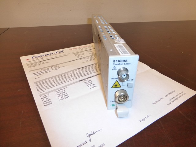 Agilent 81689A Tunable Laser Module Option 072 - for sale online | eBay