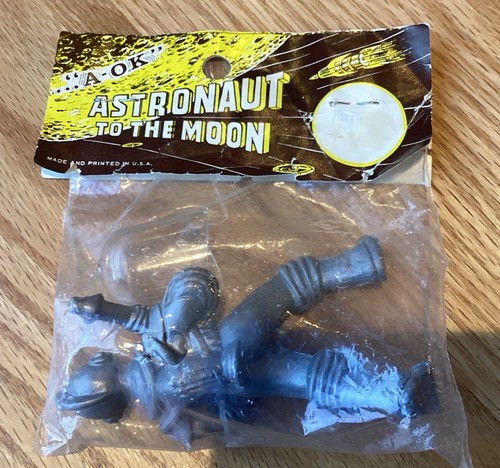 Vintage 1960s A-OK Astronaut To the Moon Spaceman Action Figure Toy ...