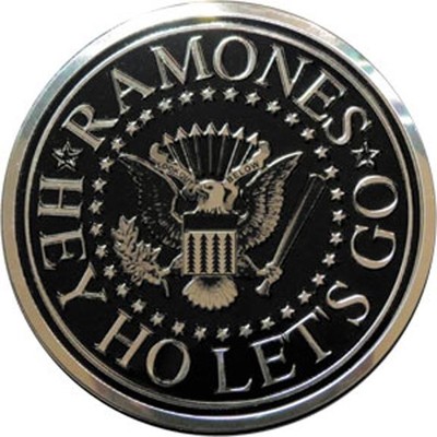 Ramones Seal Logo Metallic Emblem Sticker Decal Official Punk | eBay