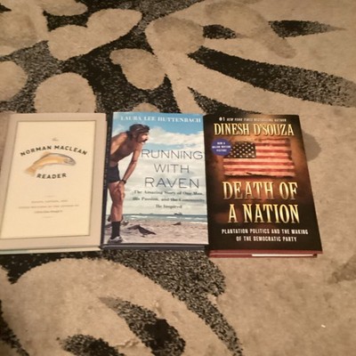 3 Books Norman Reader,running With Raven, Death Of A Nation Hardcover ...