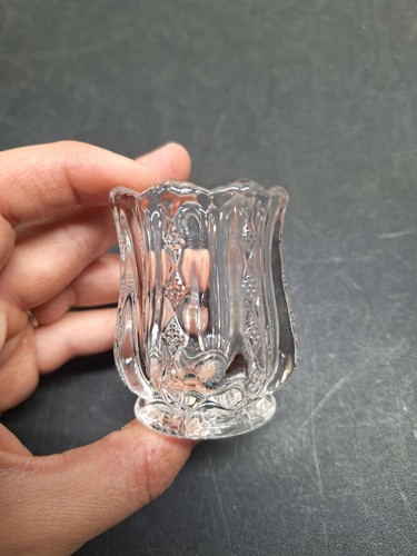 Vintage Toothpick Holder- DIAMOND RIDGE Pattern by Duncan Miller Glass ...