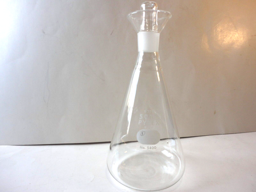 One Pyrex 5400 Erlenmeyer Filtering Flask 500 mL Chemistry Lab ...