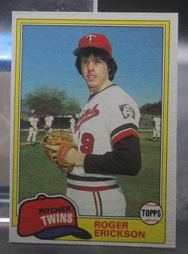 Roger Erickson (Twins) - 1981 Topps #434 | eBay