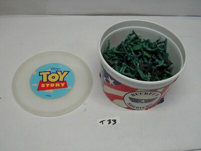 Vintage Disney Pixar Toy Story Bucket of Soldiers Green Toy Soldiers | eBay