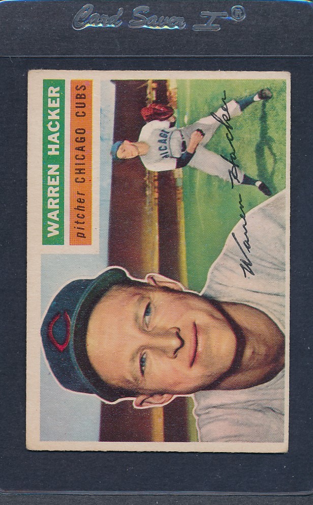 1956 Topps #282 Warren Hacker Cubs VG/EX *2386 | eBay