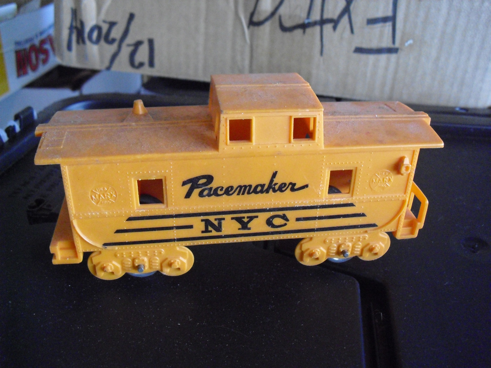 Vintage O Scale Marx Orange Pacemaker NYC Caboose Car | eBay