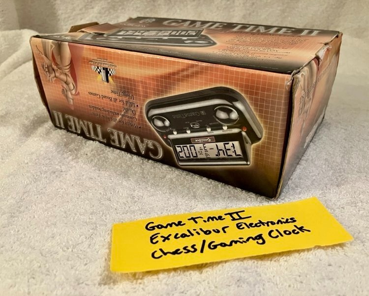 Game Time II Excalibur Chess & Gaming Clock - used | eBay