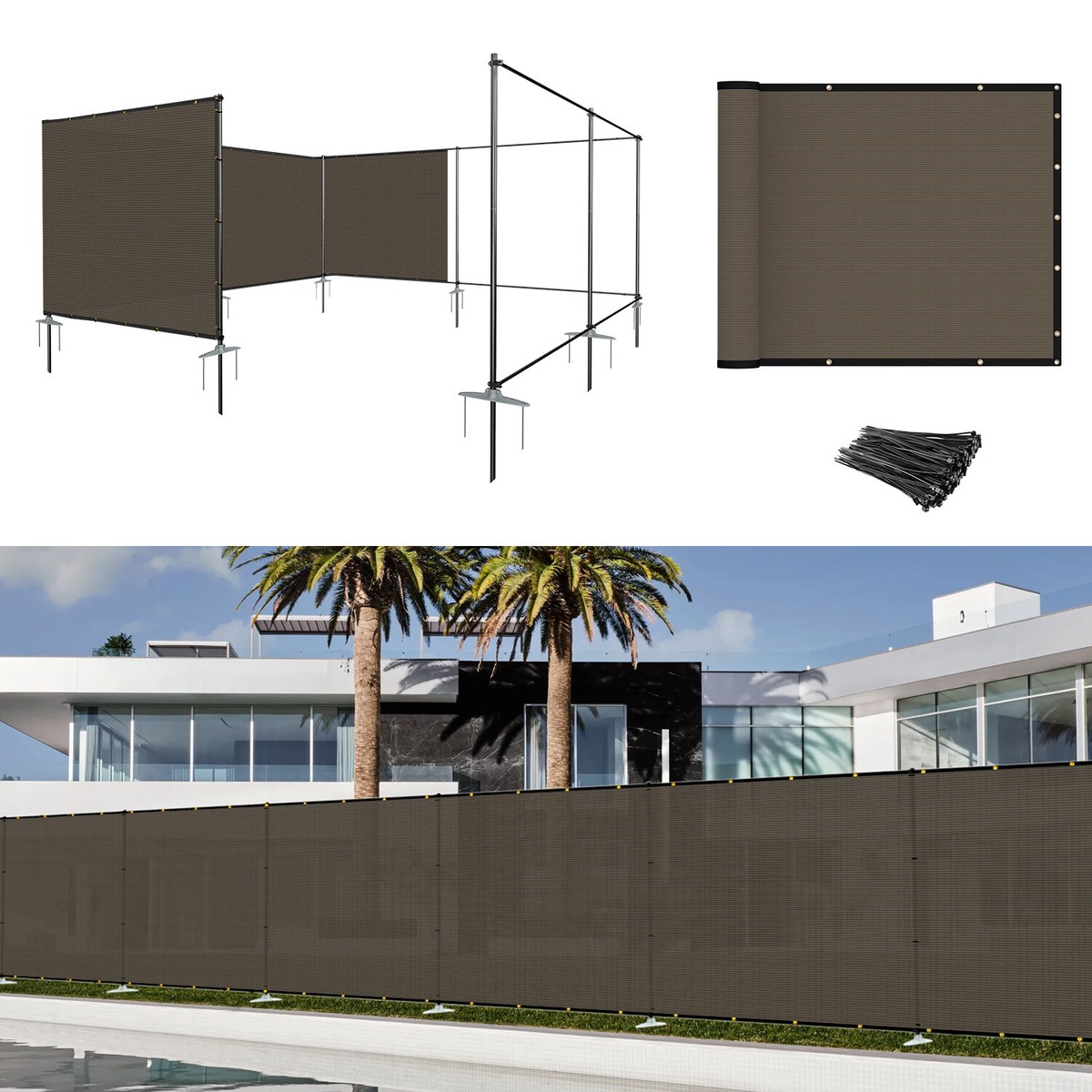 Canvas Privacy Screen Balcony