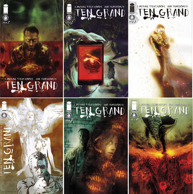 TEN GRAND (6) Comic Run Issue #1 cover A B 2 A B 3 4 1st print Set ...