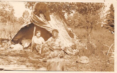 RPPC Sturgeon Lake Cree First Nations Indians Ontario Canada c1910 ...
