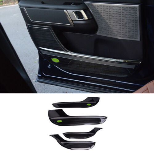 For Land Rover Discovery 5 2017-2020 Black Steel Inner Door Anti-Kick ...