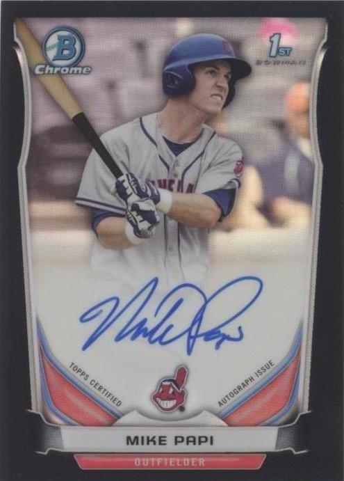 2014 Bowman Draft - Chrome Draft Pick Autographs Mike Papi #BCA-MPA ...
