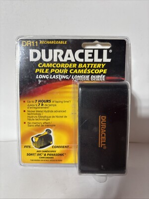 Duracell DR11 Rechargeable Camcorder Battery New Long Lasting | eBay