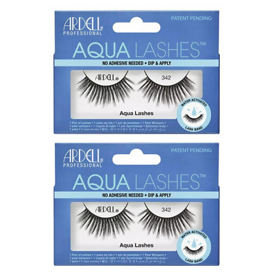 2 x Ardell Professional Aqua Lashes - Water Activated Lash Band - 342 ...