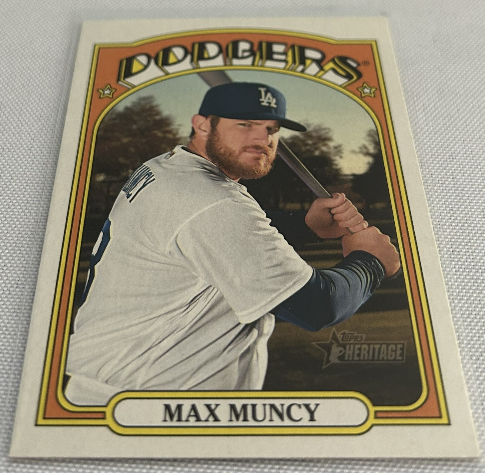 2021 Topps Heritage Baseball Max Muncy Los Angeles Dodgers base card #2 ...