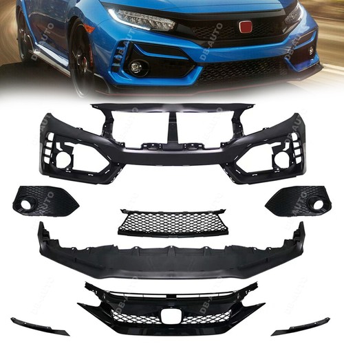 2016-2018 Honda Civic Coupe Sedan Type R Style Front Fascia Bumper ...