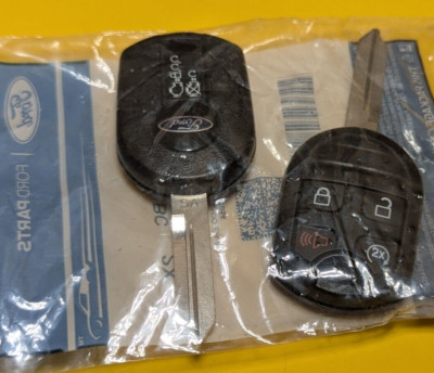 2 Ford Remote Head Key 4 Button With Remote Start OEM 80-bit 164-R8067 ...