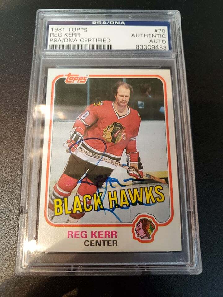 80/81 Topps #70 Reg Kerr Autographed/Signed PSA/DNA Certified Authentic ...