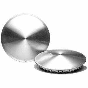 MOON DISC HUB CAPS 15 INCH STAINLESS STEEL CAPS FOR VINTAGE CARS AND ...